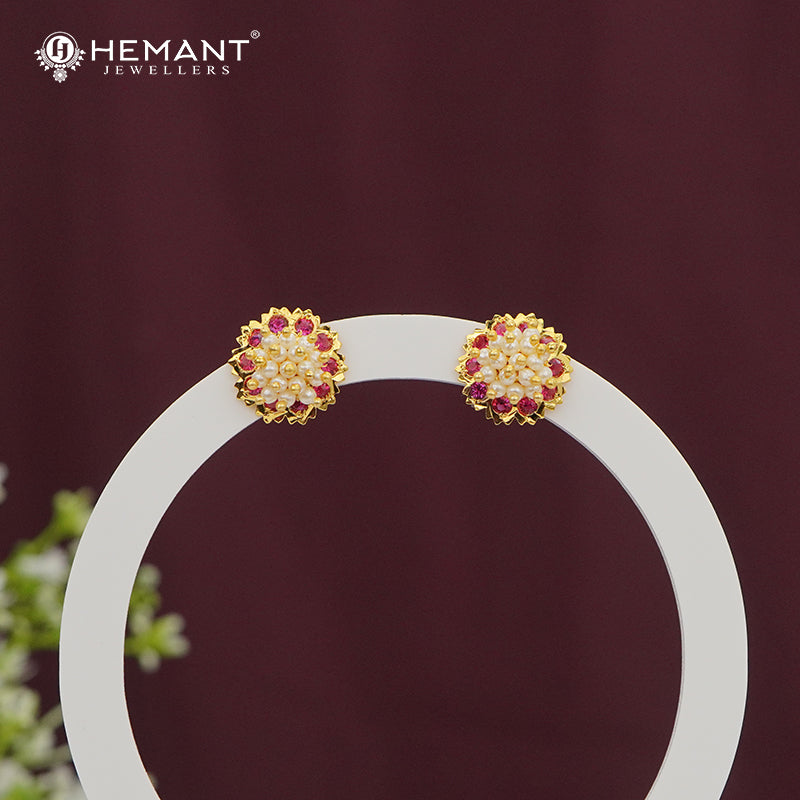 Traditional Maharashtrian Kolhapuri Tops Ghas Red Moti – itisaaj