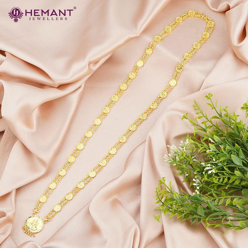 Traditional 24k Gold Plated Laxmi Haar | Temple Necklace | लक्ष्मी हार ...