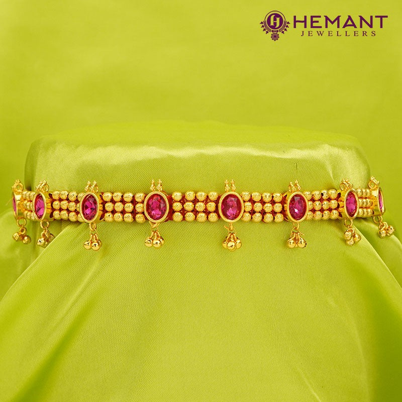 Traditional Maharashtrian Kolhapuri Gadi Thushi Oval Nice – itisaaj