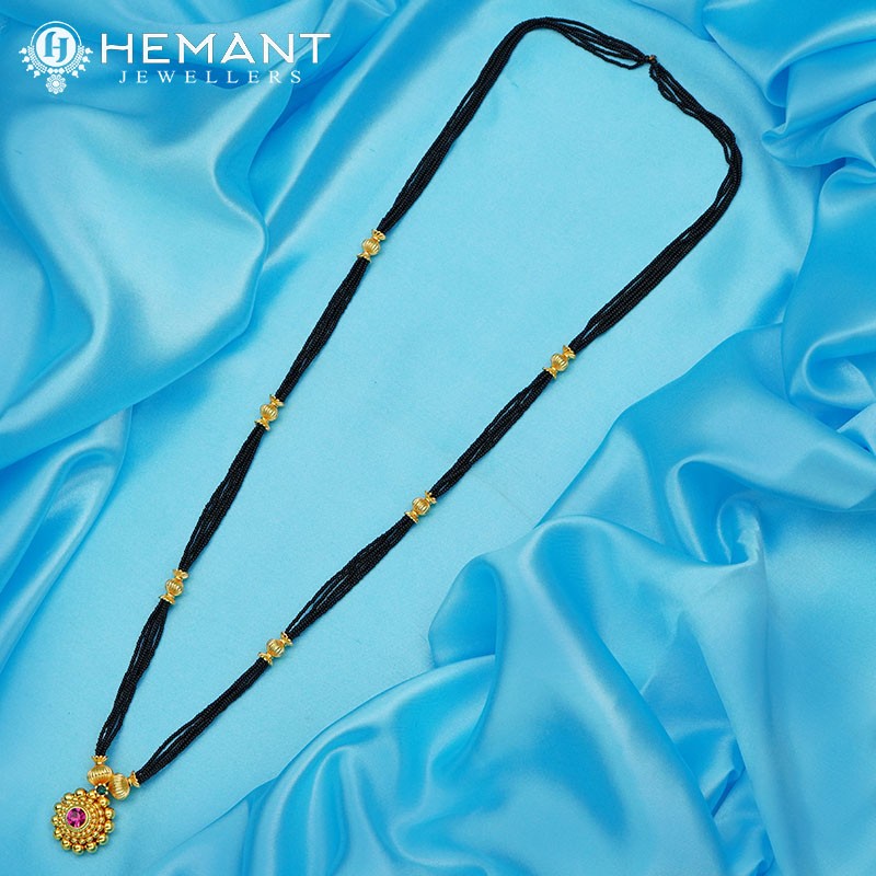 Traditional Maharashtrian Kolhapuri Mangalsutra Copper Cap Saj 0-2-5 L ...