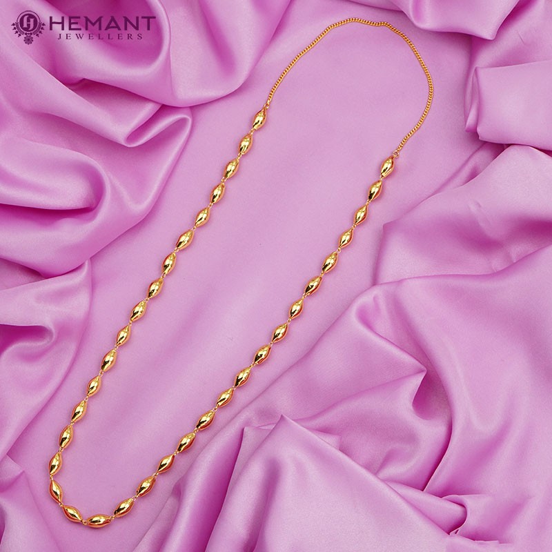 Traditional Maharashtrian Kolhapuri Micro Gold Plated Bor Mala I Line ...