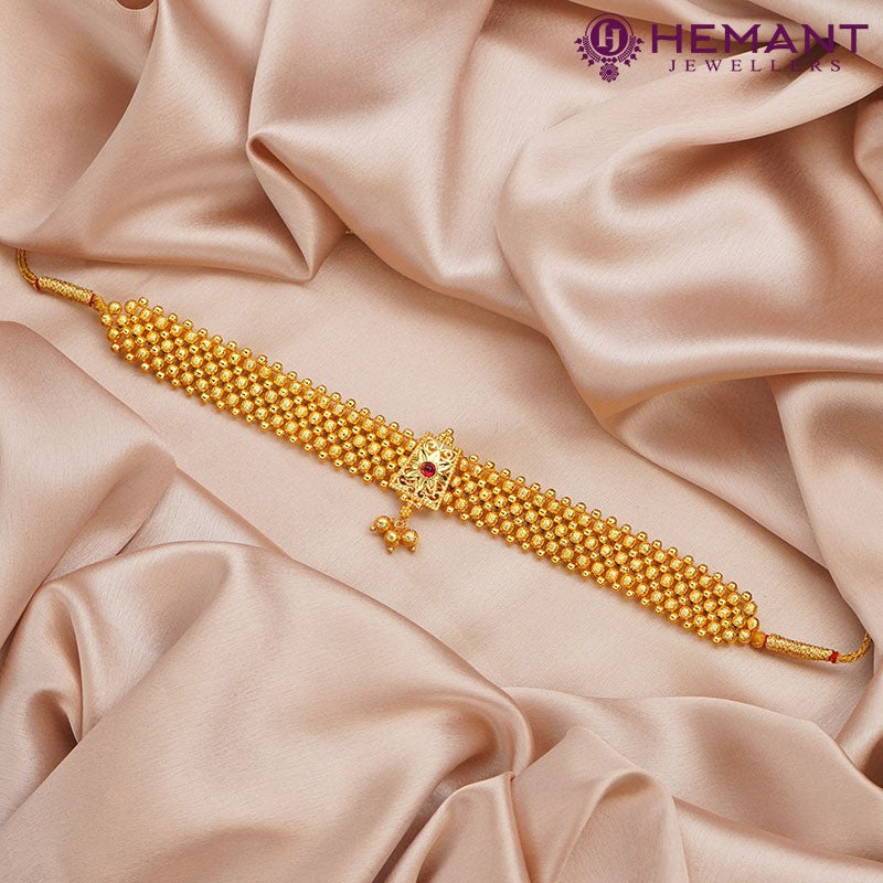 Traditional Maharashtrian Kolhapuri Thushi Patta Chex 1 Flower Square ...