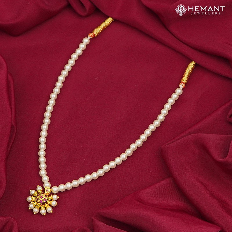 Traditional Maharashtrian Moti Mala Plain RC – itisaaj